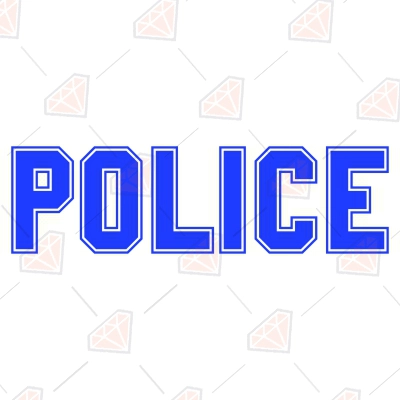 Blue Police Logo SVG, Police Vector | PremiumSVG