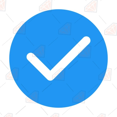 Blue Tic Icon SVG Vector File, Tic Icon Instant Download | PremiumSVG