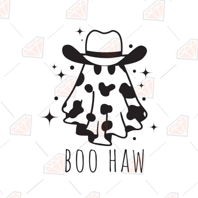 Boo Haw SVG, Halloween SVG with Cowboy Theme | PremiumSVG