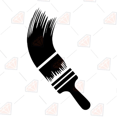 Brush Stroke SVG Cut Files, Paint Brush Clipart | PremiumSVG