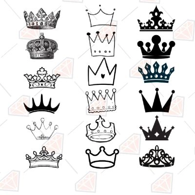 Crown SVG Bundle Designs | PremiumSVG