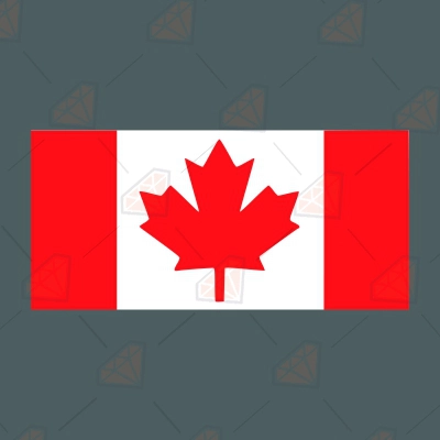 Canada Flag SVG Vector Files, Basic Canada Flag SVG Instant Download ...