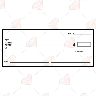 Check Template SVG for Printing, Instant Download | PremiumSVG