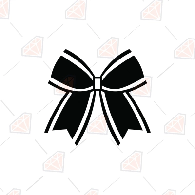 Cheerleading Bow SVG, Bow Cricut SVG | PremiumSVG