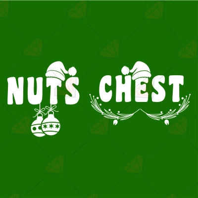 Chestnuts Christmas SVG Cut File, Funny Christmas SVG for Couple Shirt ...