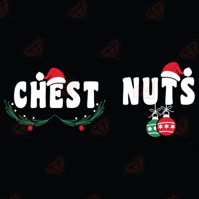 Chestnuts Christmas SVG, Funny Christmas Couple Shirt SVG | PremiumSVG