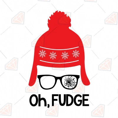 Christmas Oh Fudge SVG Cut File | PremiumSVG