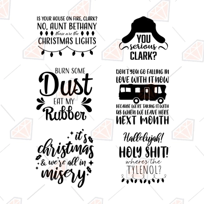 Christmas Vacation SVG Bundle, Clark SVG | PremiumSVG