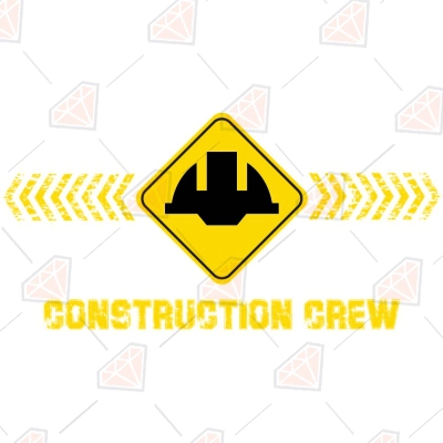 Construction Crew SVG Cut File | PremiumSVG