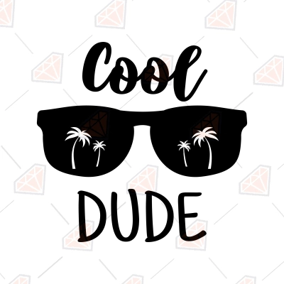 Cool Dude SVG, Funny Baby Boy SVG Onesie Design | PremiumSVG