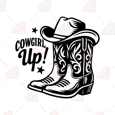 Cowgirls Boots SVG, Cowgirl SVG | PremiumSVG