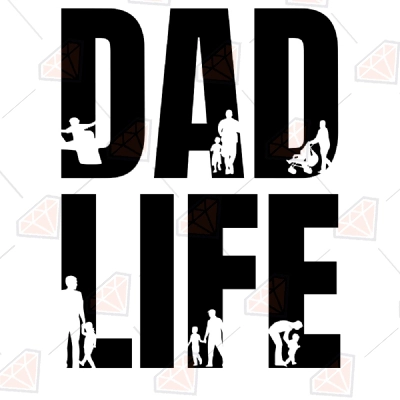 Dad Life SVG, Father's Day SVG Cut Files | PremiumSVG