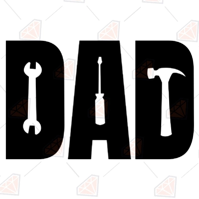 Dad Tools SVG Cut Files, Father's Day SVG Vector Files | PremiumSVG