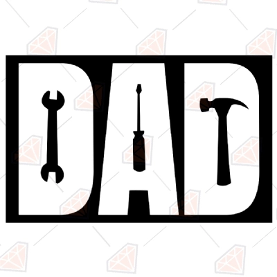 Dad Tools SVG, Father's Day SVG Vector Files | PremiumSVG