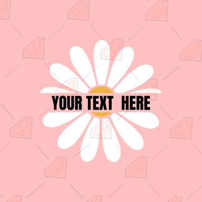 Daisy SVG Monogram | PremiumSVG