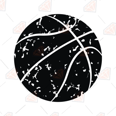 Distressed Basketball SVG, Basketball Instant Download | PremiumSVG