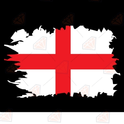 Distressed England Flag Svg | Distressed UK Flag Svg | PremiumSVG