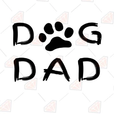 Dog Dad SVG Cut File | PremiumSVG