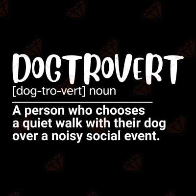 Dogtrovert SVG, Dogtrovert Definiton SVG | PremiumSVG