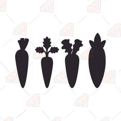 Easter Carrot SVG Cut and Clipart Files | PremiumSVG