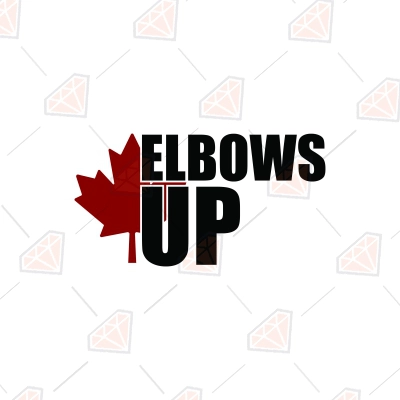 Elbows Up Canada SVG, Canadian Pride SVG | PremiumSVG