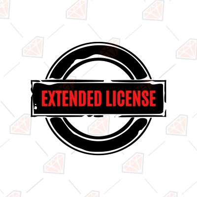 Extended license for commercial use of SVG files. | PremiumSVG