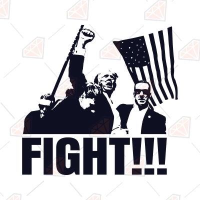 Fight Trump SVG, Donald Trump SVG | PremiumSVG