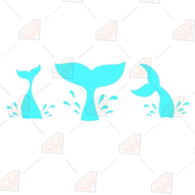 Fish Tails SVG & Clipart Files | PremiumSVG