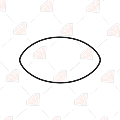 Football Outline Template SVG, PDF Files | PremiumSVG