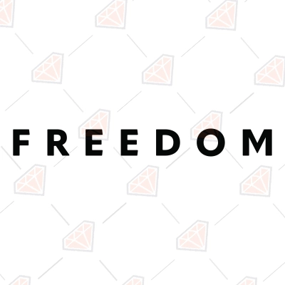 Freedom SVG | Patriotic Cut File for Cricut & Silhouette | PremiumSVG