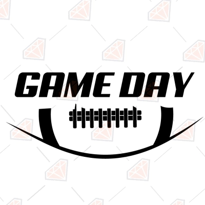 Game Day Design SVG File, Instant Download | PremiumSVG