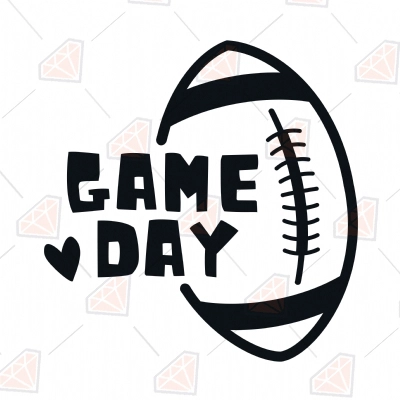 Game Day SVG Football, PNG, Cricut Files | PremiumSVG
