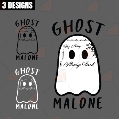 Ghost Malone SVG, Halloween SVG | PremiumSVG
