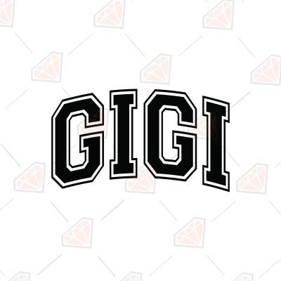 Gigi SVG with Varsity Font | PremiumSVG