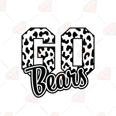 Go Bears SVG, Leopard Bears SVG | PremiumSVG