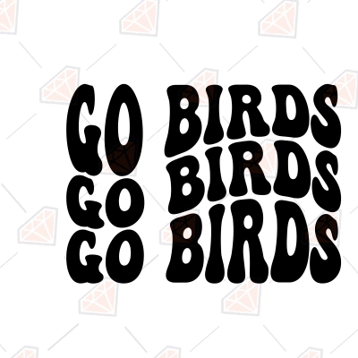 Go Birds SVG, Mascot SVG Cricut Design | PremiumSVG