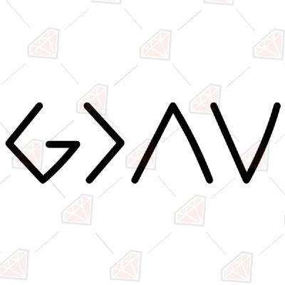 God is Greater Than The Highs and Lows SVG Cut File | PremiumSVG