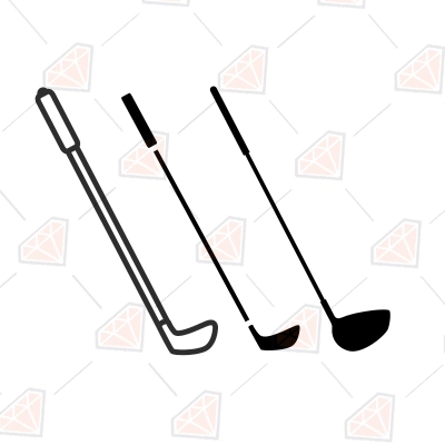 Golf Stick Bundle SVG, Golf Club Instant Download | PremiumSVG