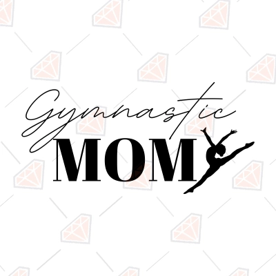 Gymnastics Mom SVG Cut File, Instant Download | PremiumSVG