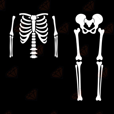 Halloween Skeleton Costume SVG, Halloween SVG | PremiumSVG