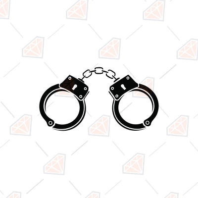 Handcuff Silhouette SVG | PremiumSVG