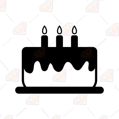 Happy Birthday Cake SVG, Cut and Clipart Files | PremiumSVG