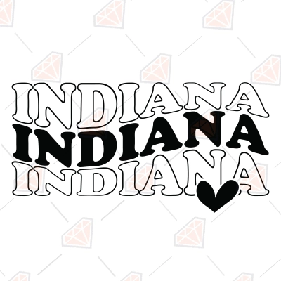 Indiana Shirt SVG, Indiana SVG | PremiumSVG