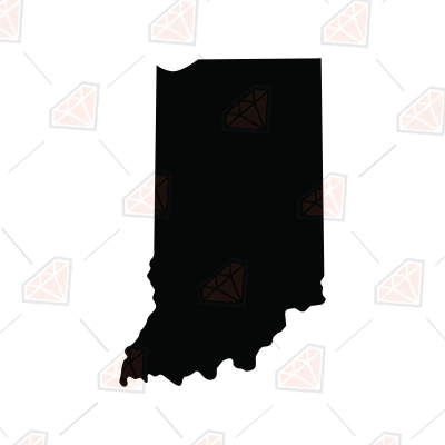 Indiana SVG, Indiana State SVG Cut File | PremiumSVG
