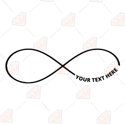 Infinity Monogram SVG Cut File, Infinity SVG with names | PremiumSVG
