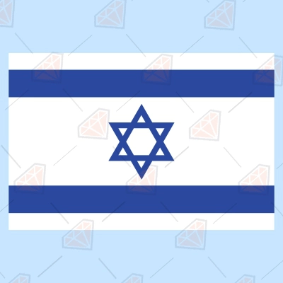 Israel Flag SVG, PNG, and Vector Files | PremiumSVG