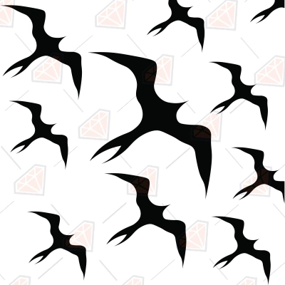 Iwa Birds Pattern SVG, PNG | PremiumSVG