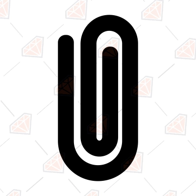 Jumbo Paper Clip SVG | PremiumSVG