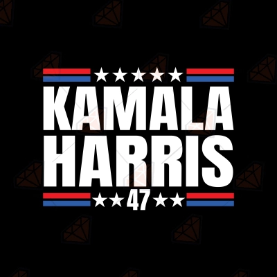Kamala Harris SVG, 47th President SVG Kamala Harris | PremiumSVG