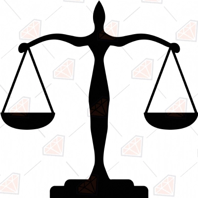 Law Scales SVG, Scale of Justice SVG | PremiumSVG